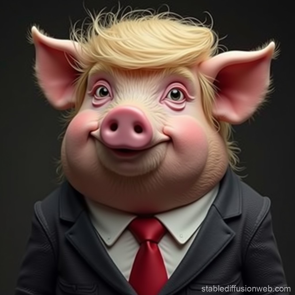 Mierda!… No es broma, le darán el Nobel de la PAZ (PAJA) al Orange Pig ...